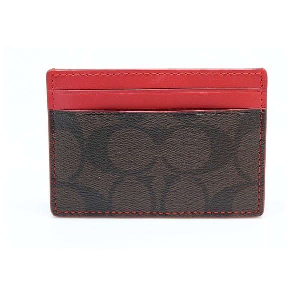 Coach | Bags | Coach Signature Pvc Card Case | Poshmark